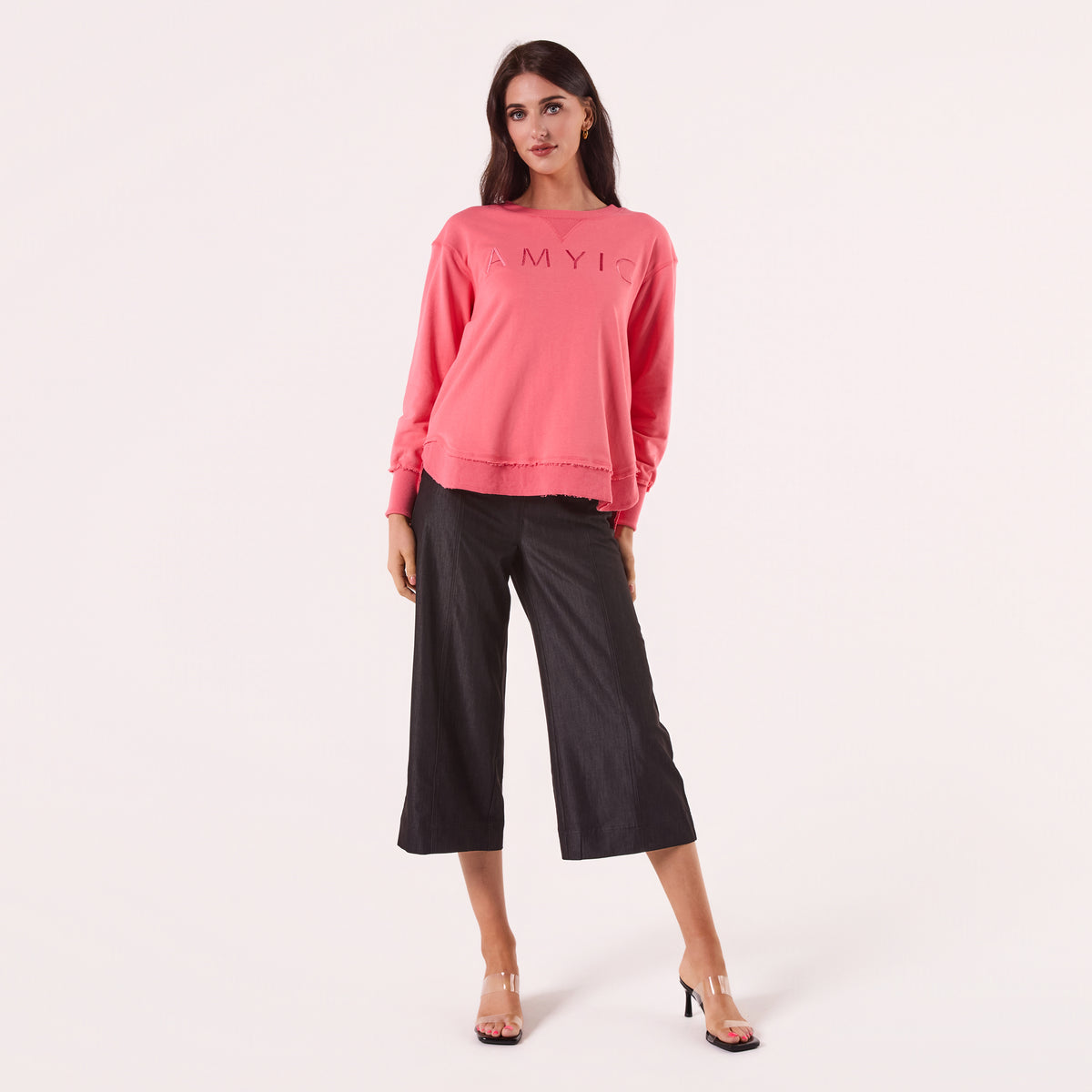 AM022161 WATER MELON EMBROIDERY SWEATSHIRT – Amyic